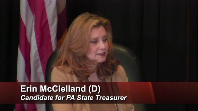 2024 Democratic Primary Erin McClelland, Candidate for PA State Treasurer