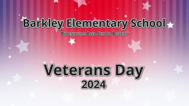 Barkley Veterans Day 2024
